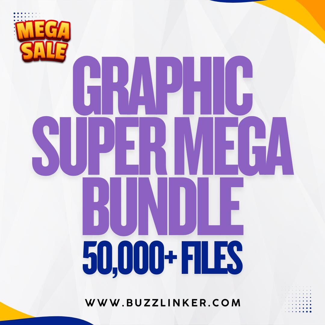 Mega Graphic Design Bundle | Fonts, Mockups, Templates (digital ...