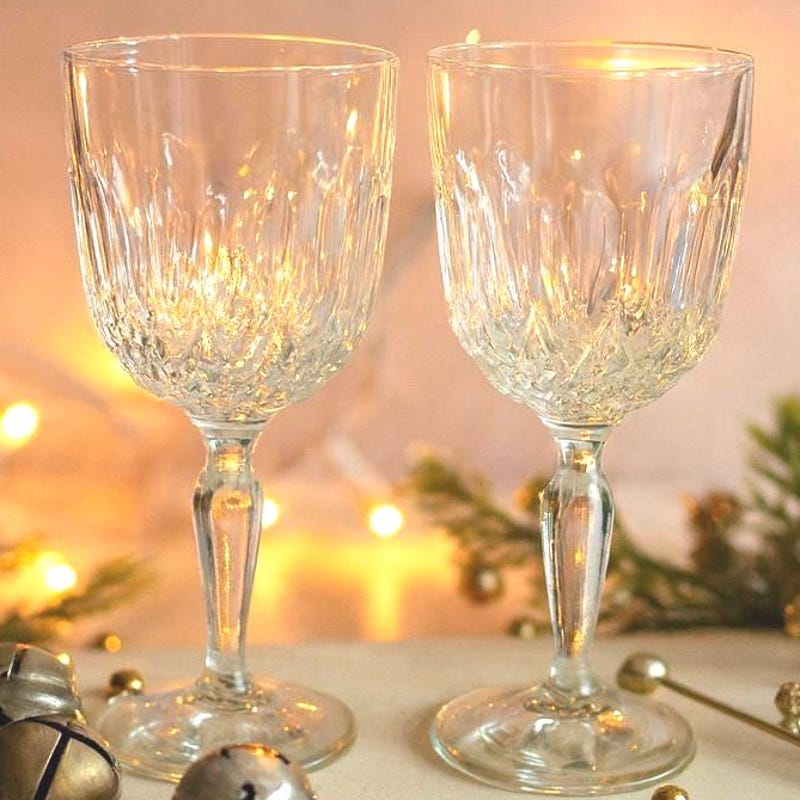 Reims Crystal Glasses - Etsy