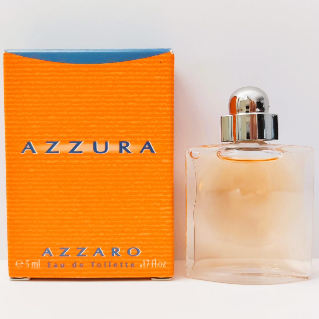 Azzaro Azzura EDT Eau de Toilette 5ml 0,17 fl oz miniatura mini PERFUME ...