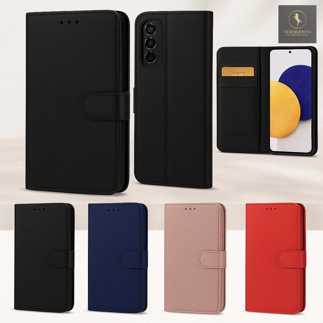 Vegan Leather Wallet Phone Case for Samsung Galaxy - Etsy UK