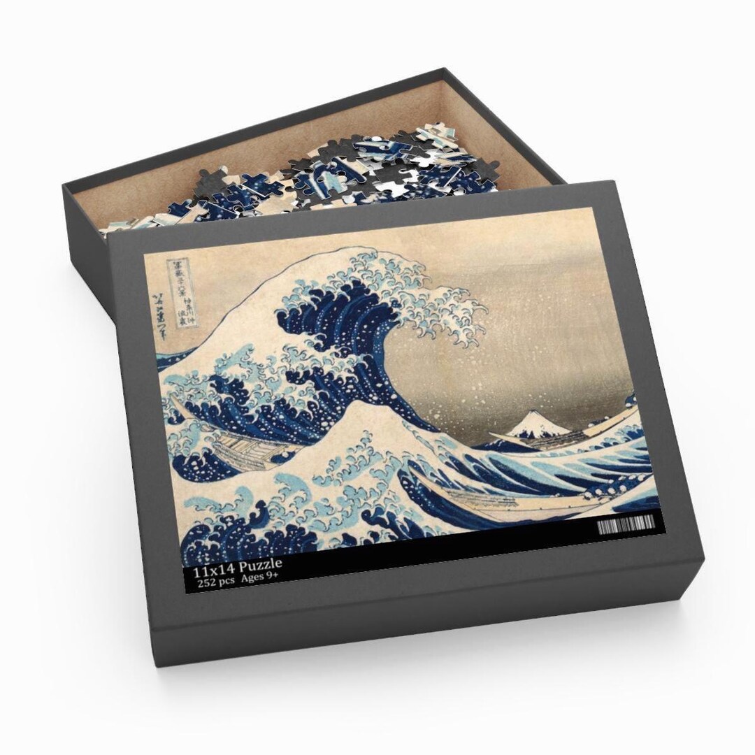 Hokusai’s Great Wave Puzzle – 500 Pieces of Japanese Art Featuring ...