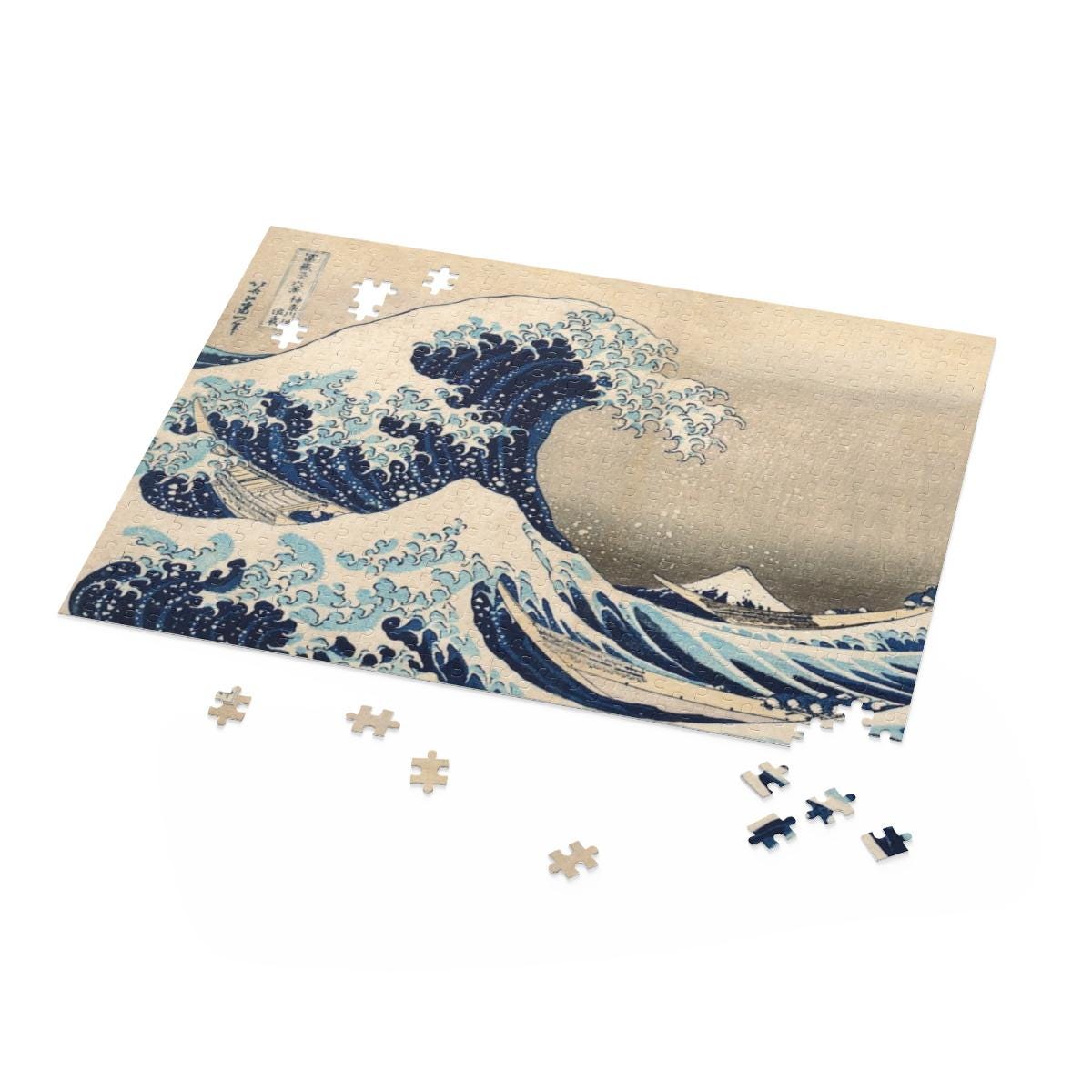 Hokusai’s Great Wave Puzzle – 500 Pieces of Japanese Art Featuring ...