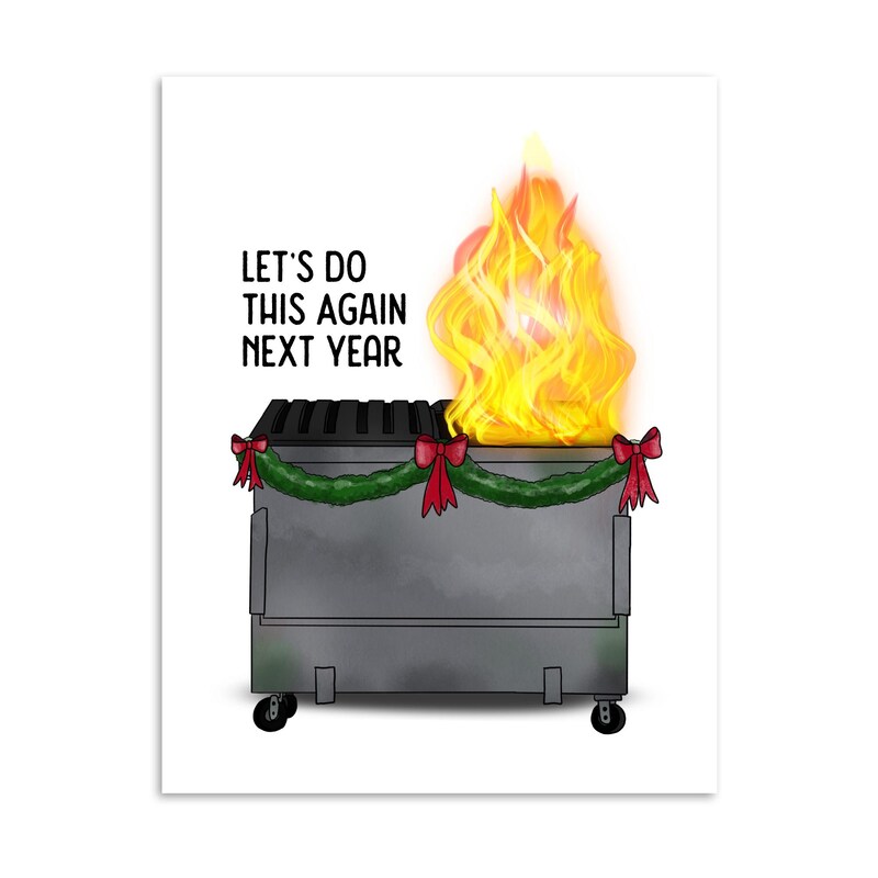 2020 Dumpster Fire Ornament - Etsy