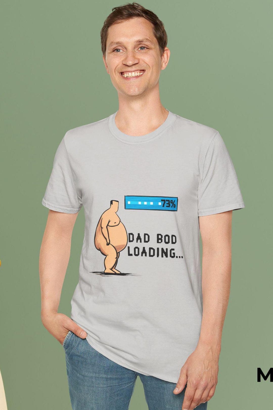 Dad Bod Loading Shirt - Funny Dad T-shirt - New Dad Gift - Fathers Day ...
