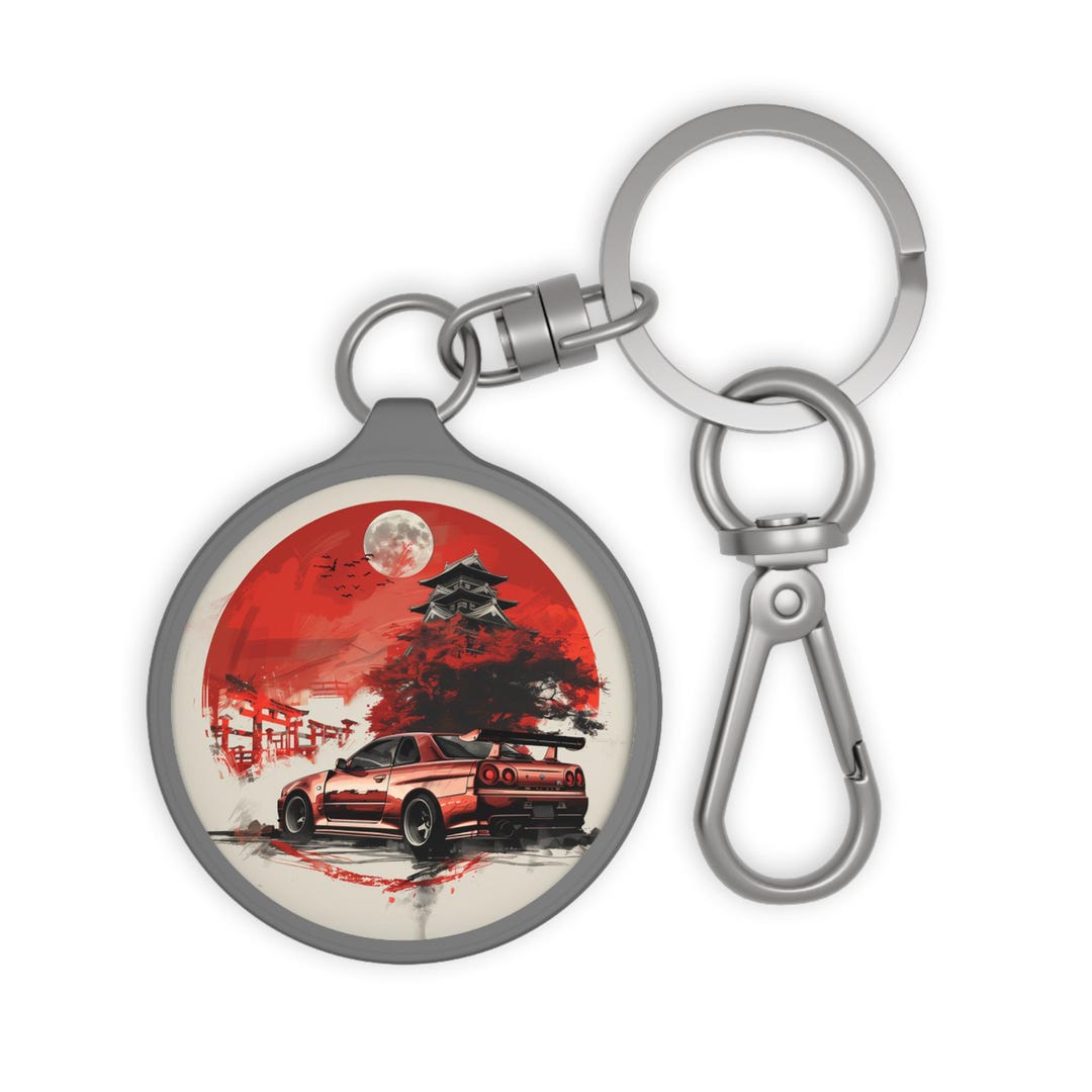 Nissan Skyline R34 GTR Key Ring | Durable Acrylic Keychain With TPU ...