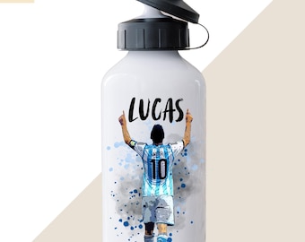 Lionel Messi Water Bottle - Etsy