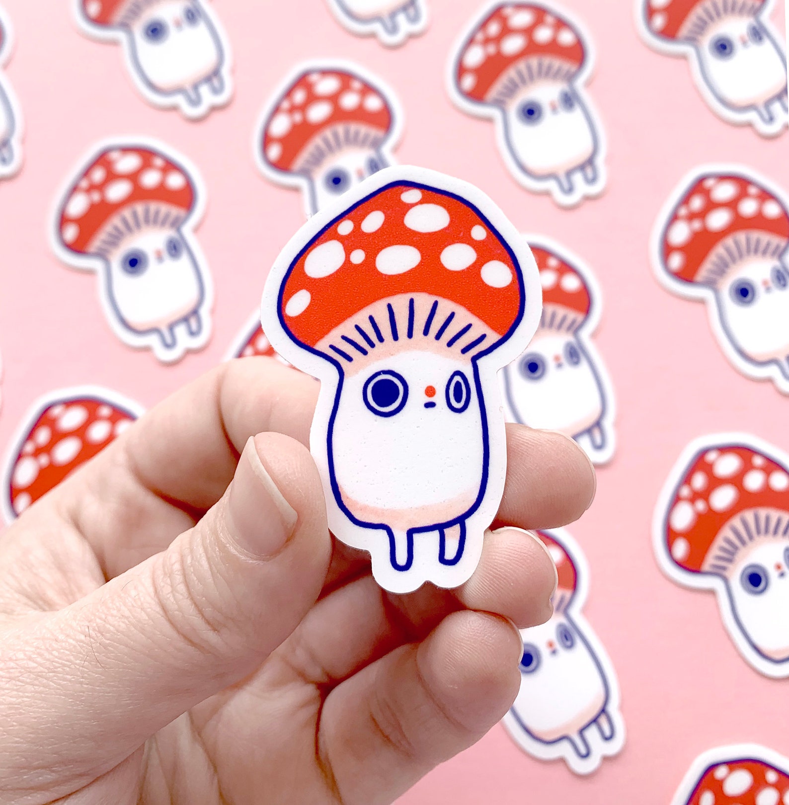 Plump Mush STICKER Vinyl - Etsy