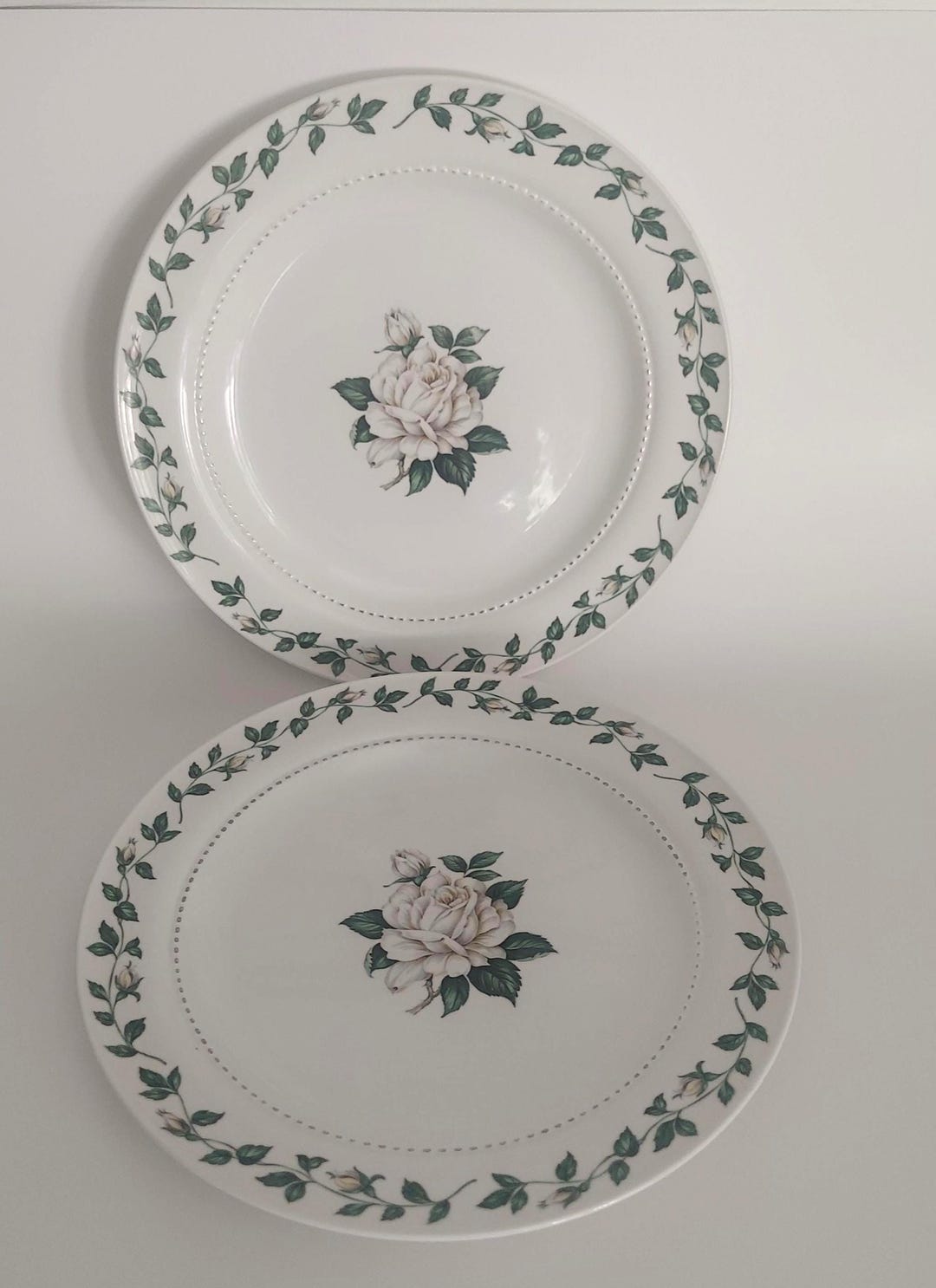Cameo Rose Hall Dinner Plates Set of 2 - Etsy