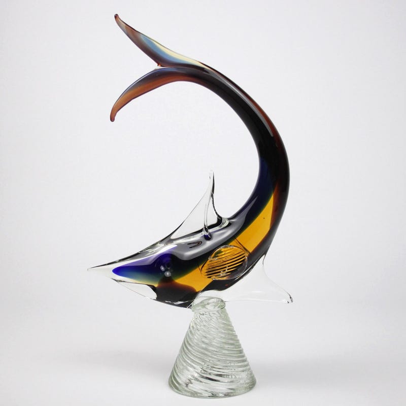 Murano Sommerso Uranium - Etsy