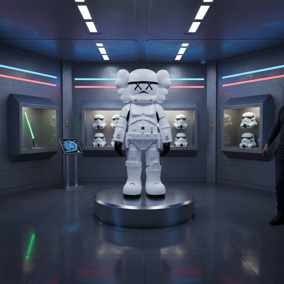 Life Size KAWS Stormtrooper Statue: Star Wars Collectible Art Toy - Etsy UK