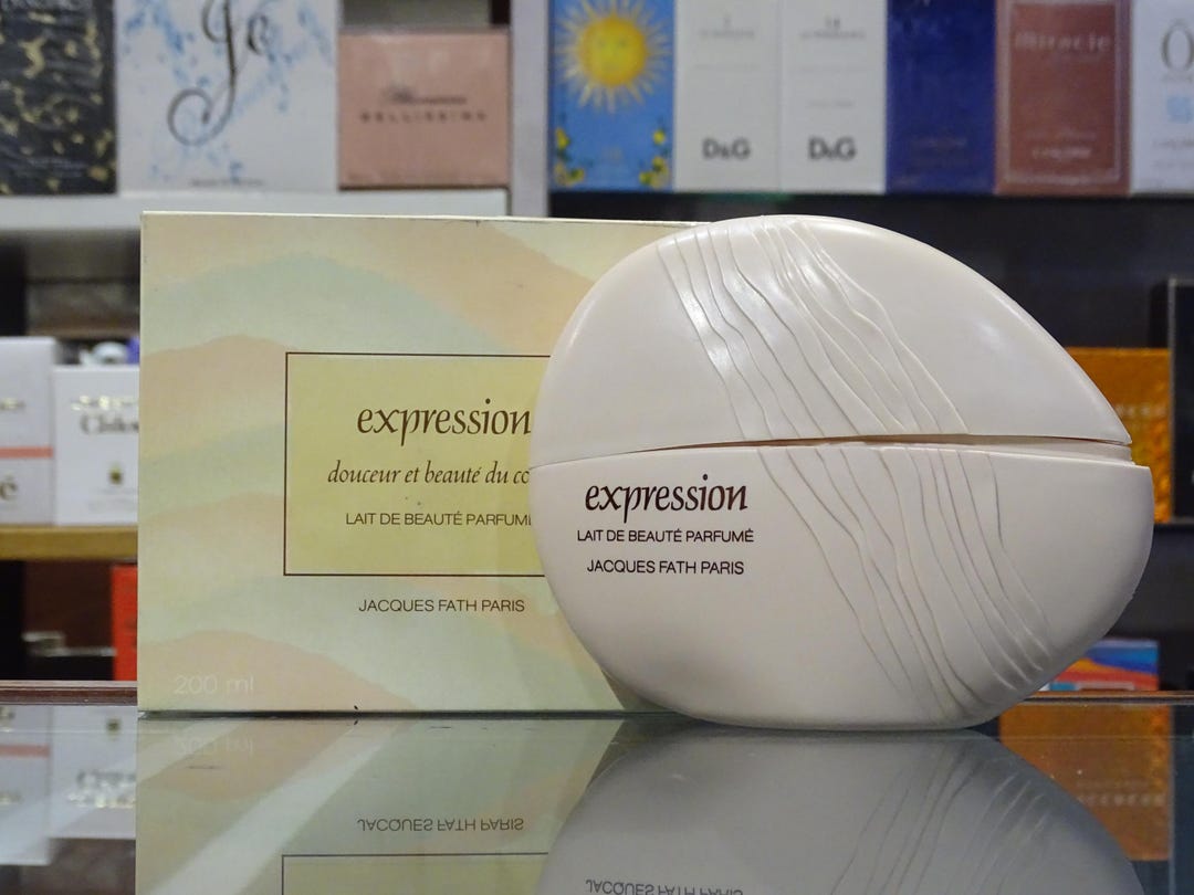 Expression Jacques Fath Perfumed Bath Milk 200ml Body Lotion - Vintage ...