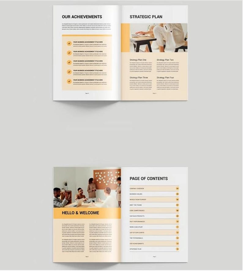 Brochure Template – 16 Page for Branding, Marketing, Presentation ...
