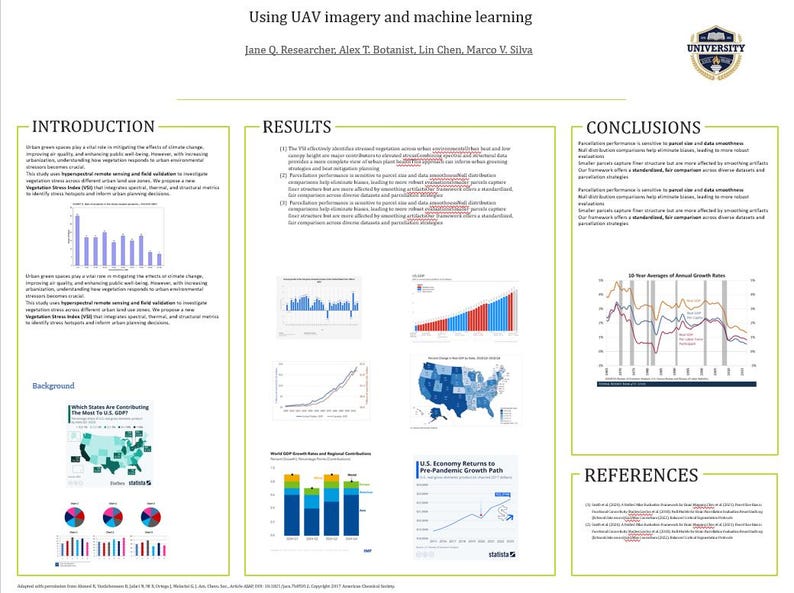 5 Pack Academic Poster Bundle – Horizontal 90x120 Powerpoint Templates ...