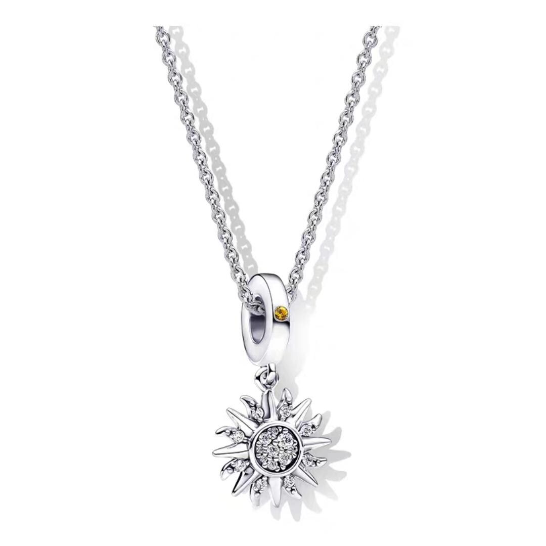 Pandora's Like a Sun Pendant Necklace 925 Sterling Silver - Etsy