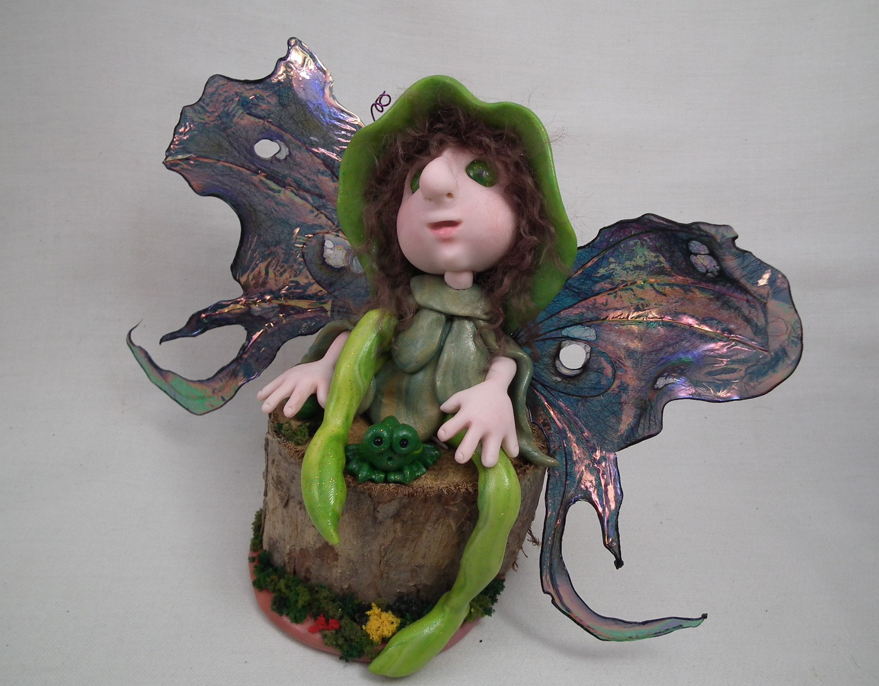 Winged Elven Frog-Whisperer 'Clemmie' Woodlander Series OOAK Sculpt by ...