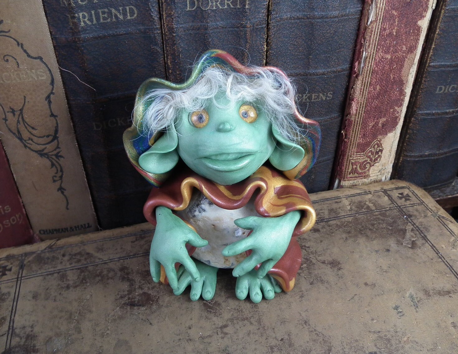Woodlander Ogrin-Troll 'Gruntle' of 'GrindenWold' 4 Art Doll OOAK ...