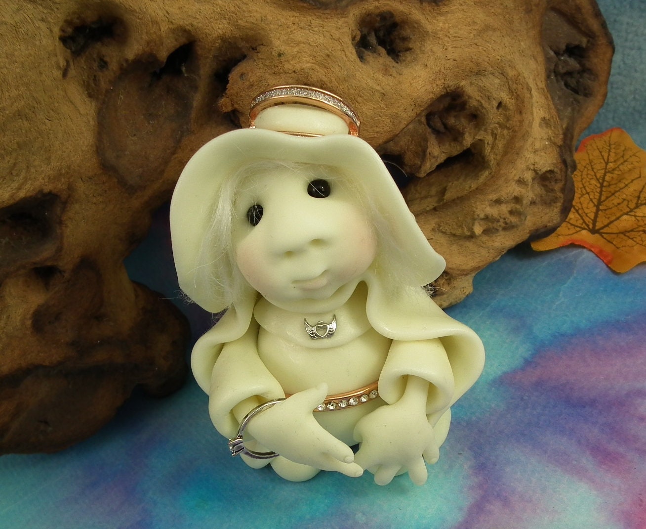 Ghost Elf Maiden 'Agatha' 3 1/2 Art Doll Apparition glow-in-the-dark ...