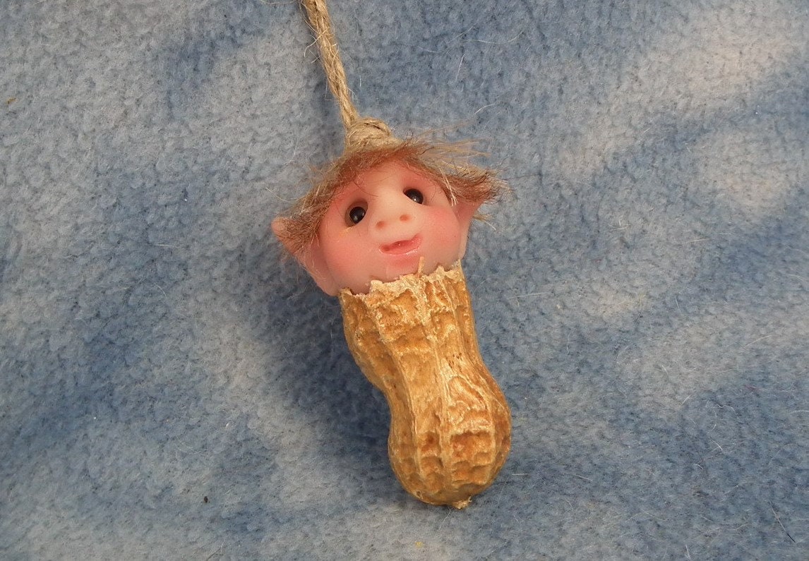 Sale Baby Podling 'Prudi' in peanut shell cocoon swaddle OOAK Sculpt by ...