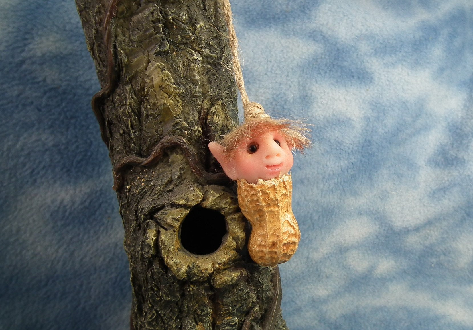 Sale Baby Podling 'Prudi' in peanut shell cocoon swaddle OOAK Sculpt by ...