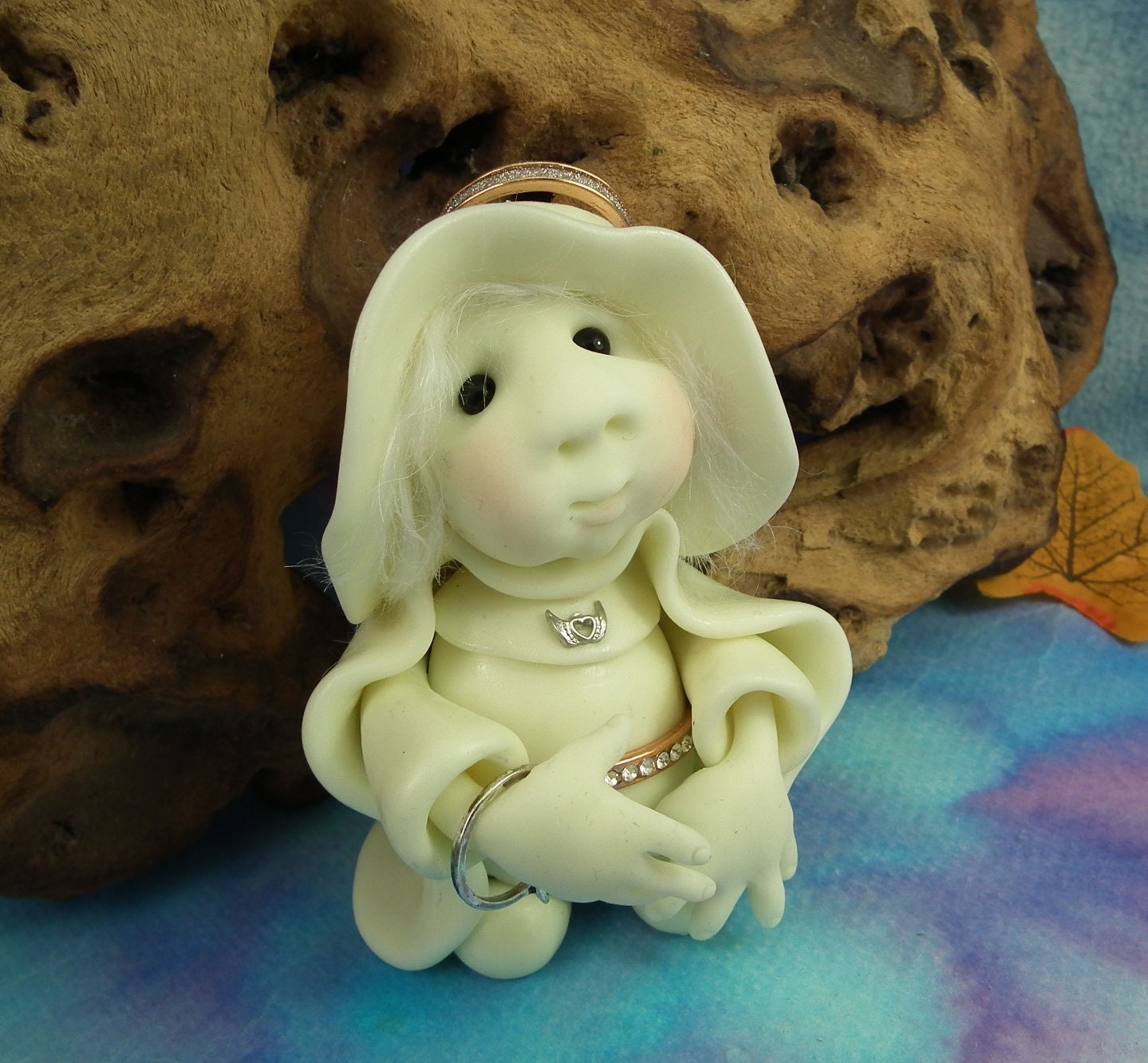 Ghost Elf Maiden 'Agatha' 3 1/2 Art Doll Apparition glow-in-the-dark ...