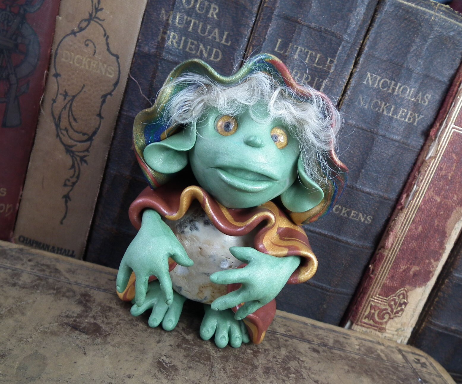 Woodlander Ogrin-Troll 'Gruntle' of 'GrindenWold' 4 Art Doll OOAK ...