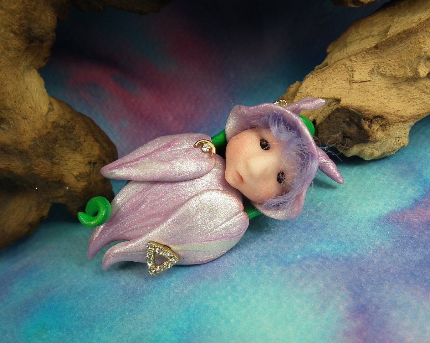 SUMMER SPECIAL Baby Blossom Elfling 'Brydie' Infant Bundle Flower ...