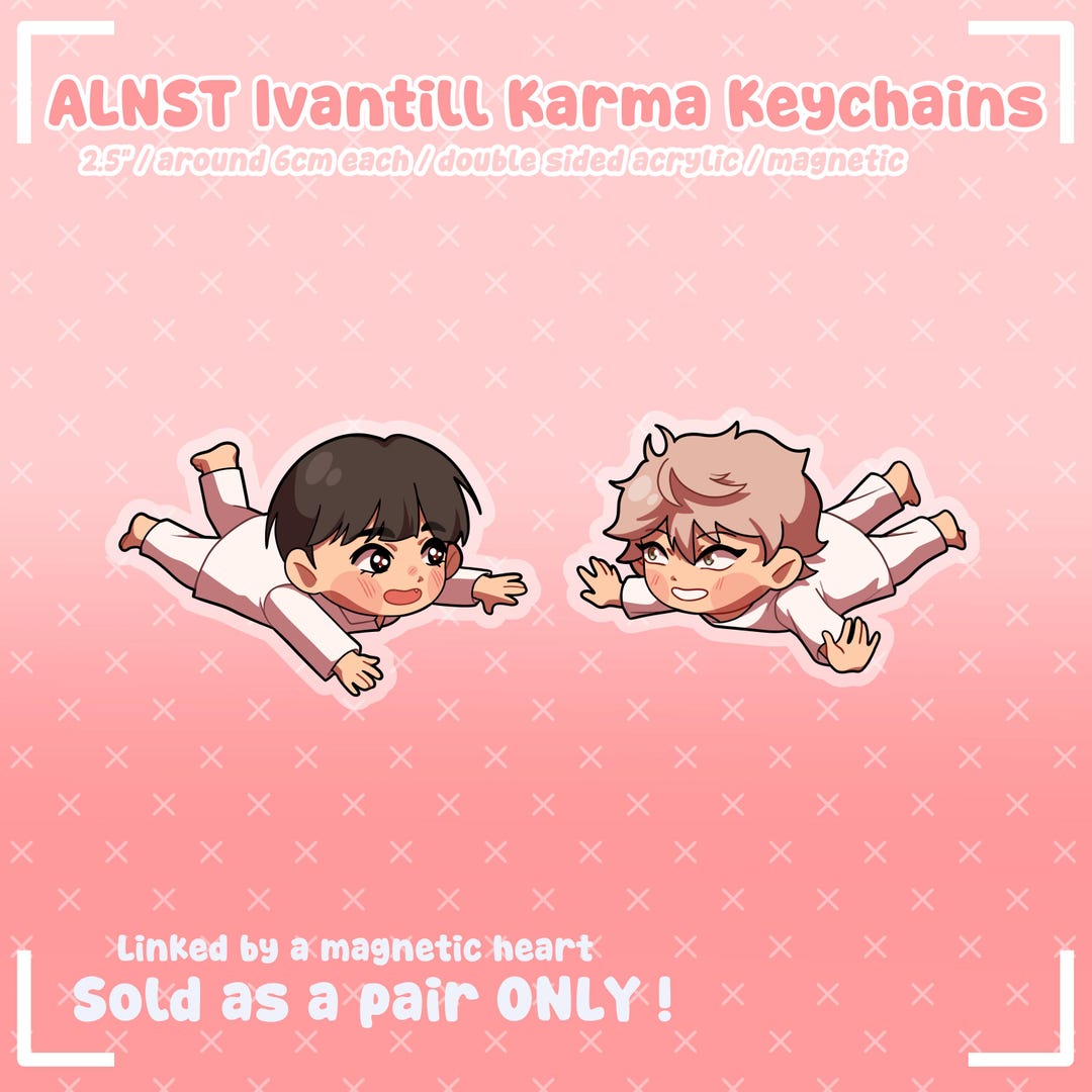 Alien Stage - Ivantill Karma Magnetic Heart Keychain - Etsy