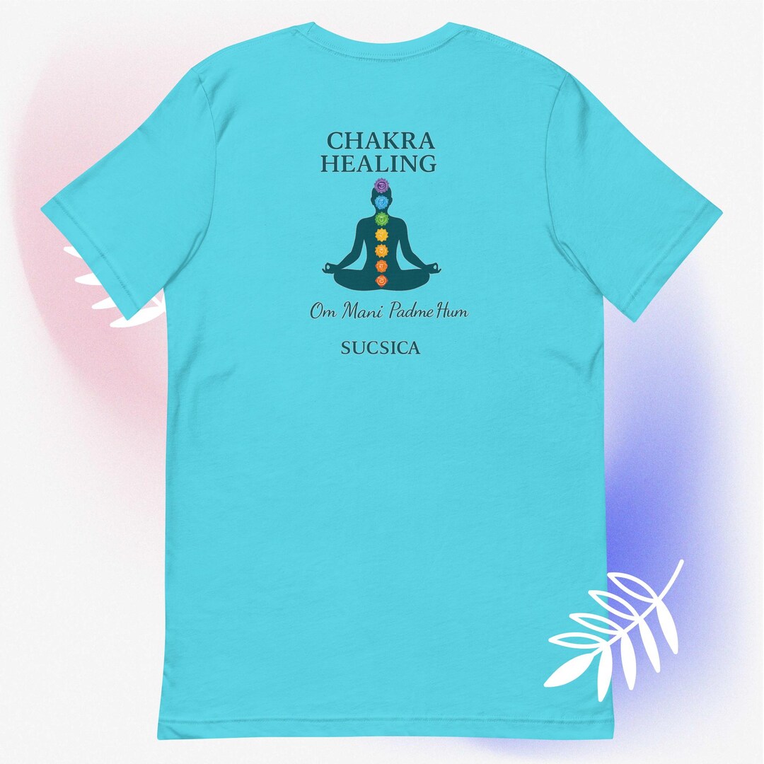 Chakra Healing Shirt | Om Mani Padme Hum Mantra T-shirt | Energy ...