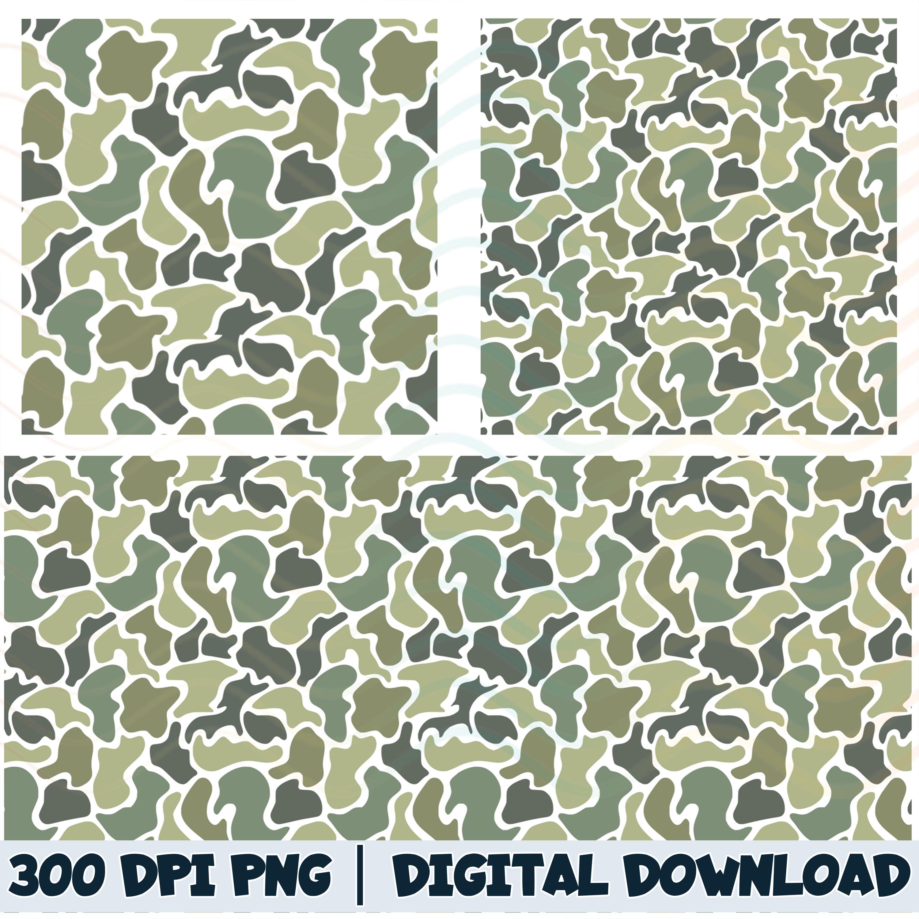 Seamless Camouflage Pattern: Military Camo PNG Print (digital Download ...