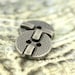 Metal Buttons - Locking Device Metal Buttons , Gray Silver Color , 2 ...