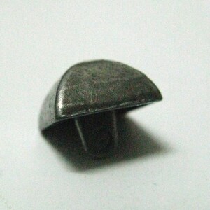 Metal Buttons - Square Cone Metal Buttons , Gray Silver Color , Shank ...