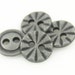 Metal Buttons Radial Lines Metal Buttons Dull Silver Color - Etsy