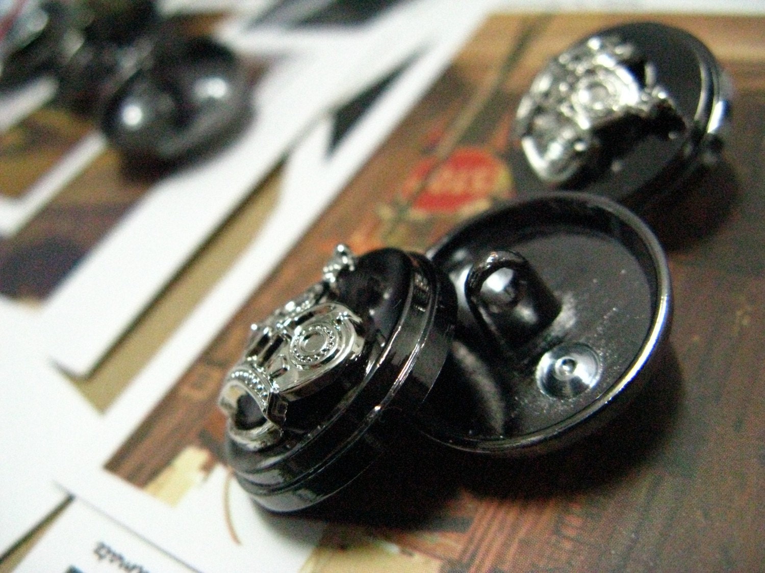 Metal Buttons 3D Embossed Silver Crown Metal Buttons - Etsy