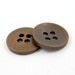 Metal Buttons - Antique Copper Hole Buttons , 4 Holes , 0.71 Inch , 10 ...