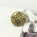Metal Buttons - Trefoil Cross Metal Buttons , Antique Brass Color ...