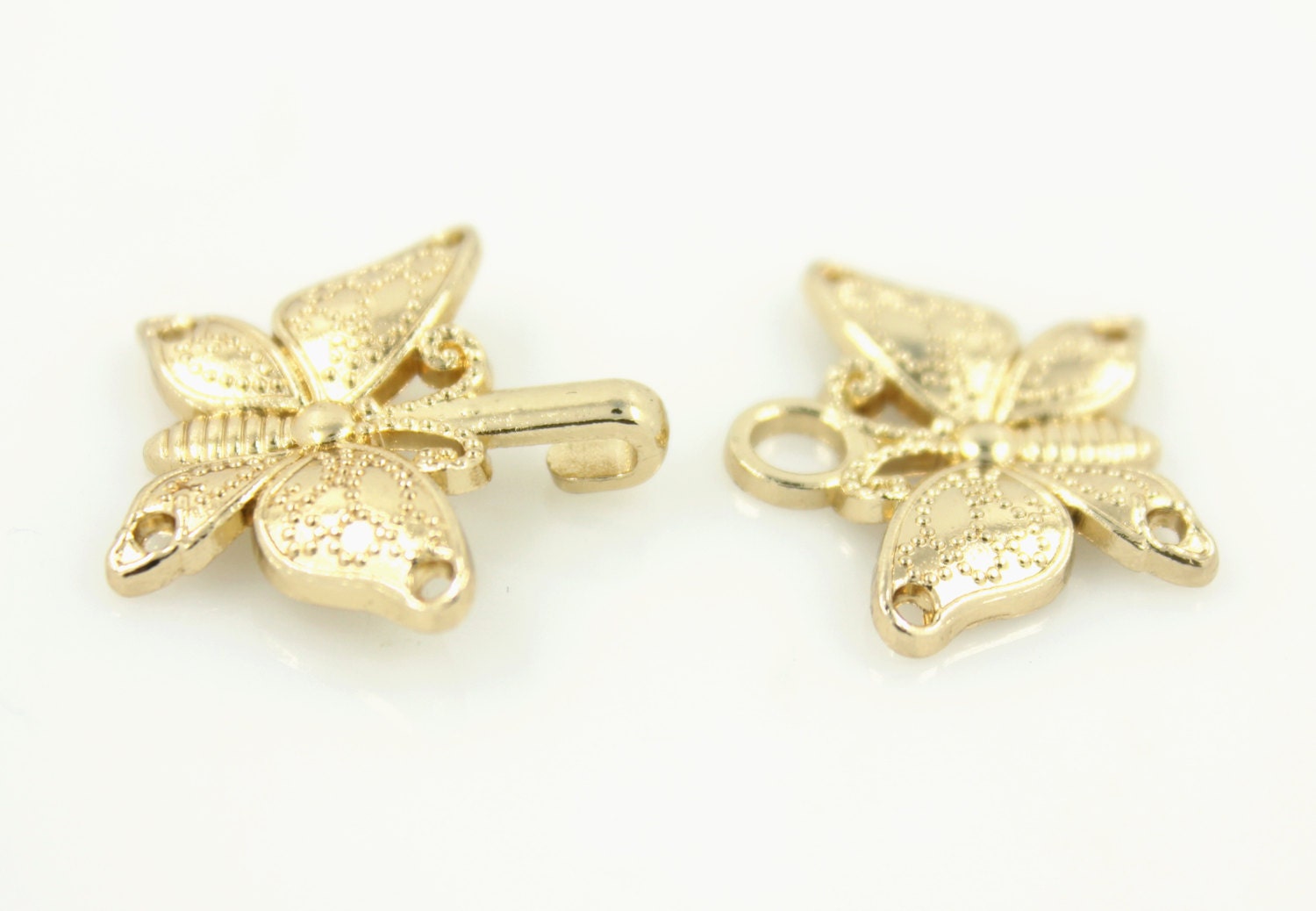 Cloak Clasp Fasteners Butterfly Cloak Clasp Gold Hook and - Etsy