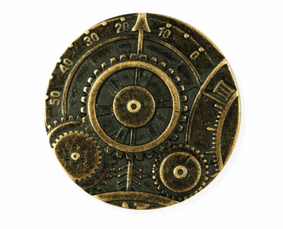 Metal Buttons Steampunk Mechanism Manometer Metal Buttons - Etsy