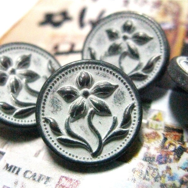 Embossed Buttons - Etsy