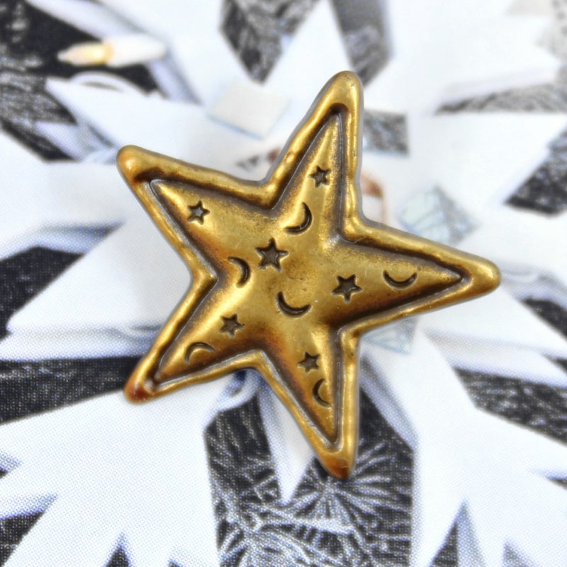 Star Charms & Buttons - Etsy UK