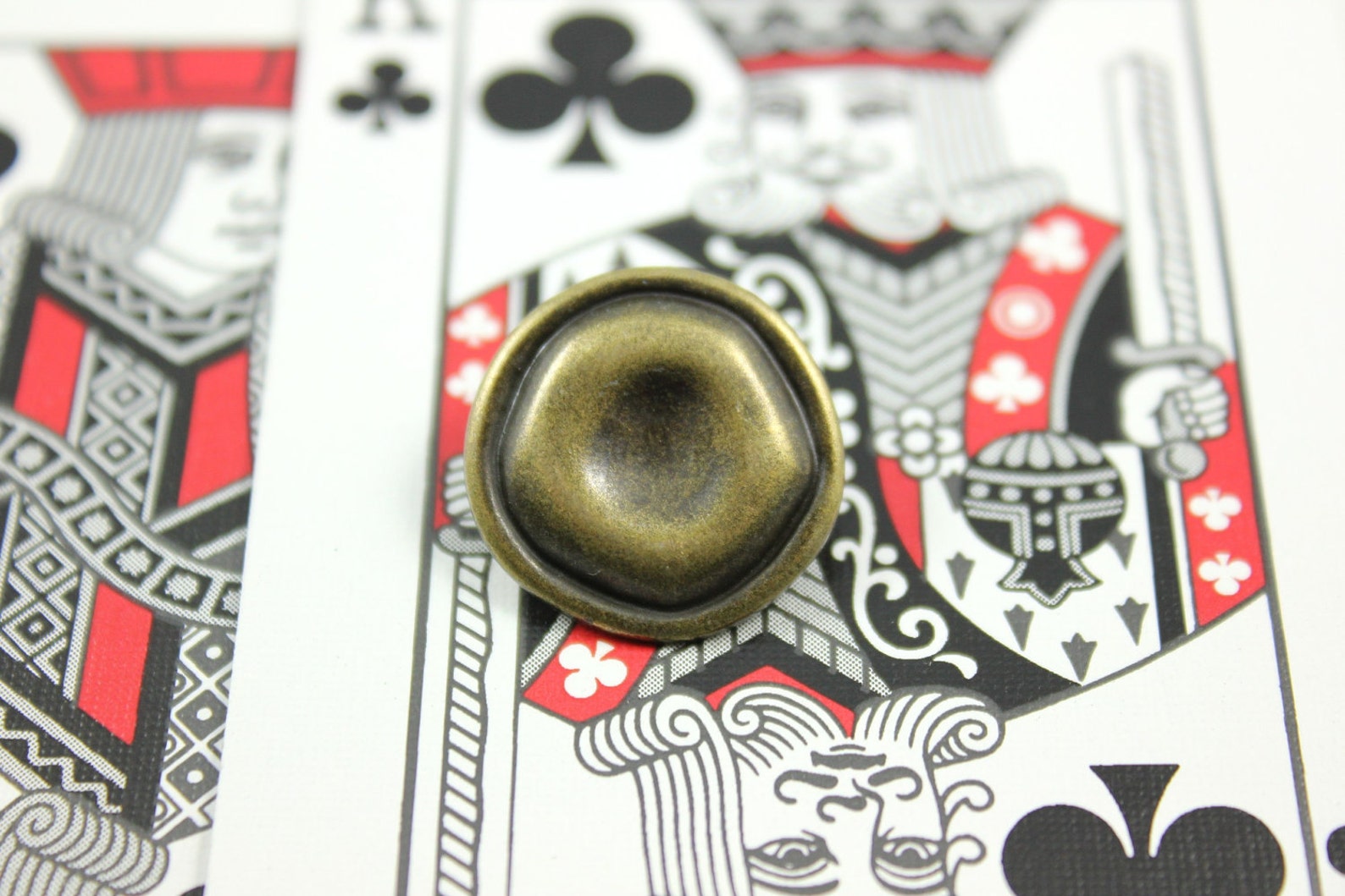 Metal Buttons Caved Round Metal Buttons Antique Brass | Etsy