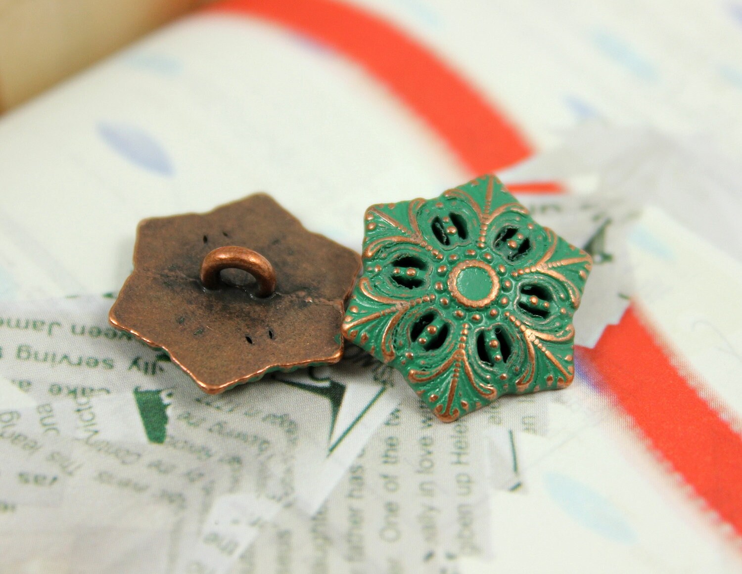 Wholesale Metal Buttons Set 50 Pcs Elaborate Unique Retro - Etsy