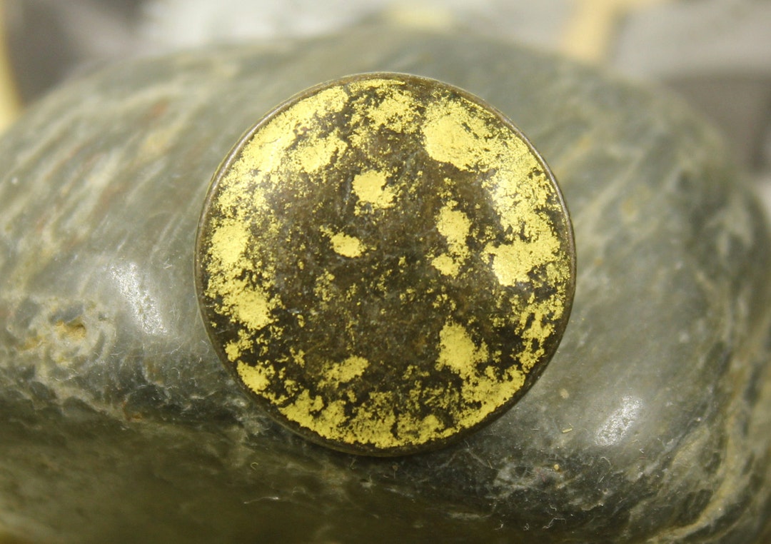 Metal Buttons - Gunmetal Yellow Metal Buttons , Shank , 0.91 Inch , 10 ...