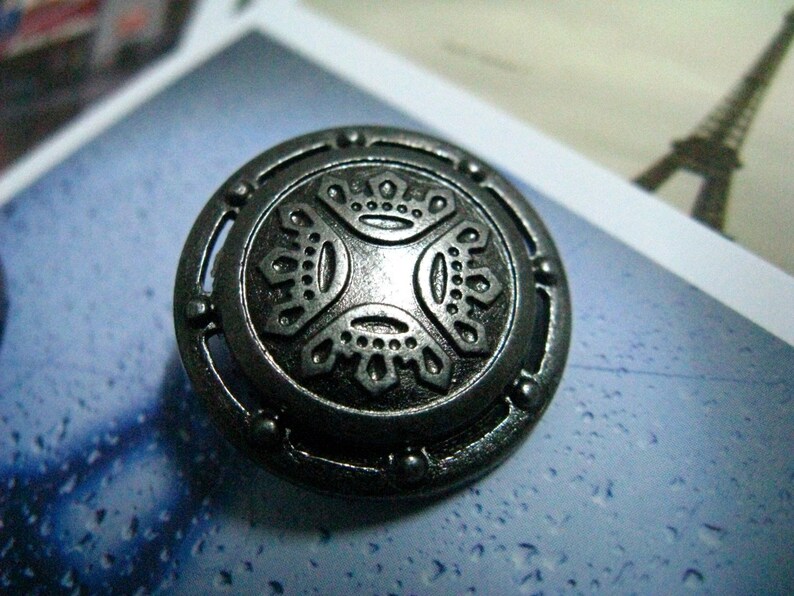 Metal Buttons Crowns Metal Buttons Gray Silver Color - Etsy