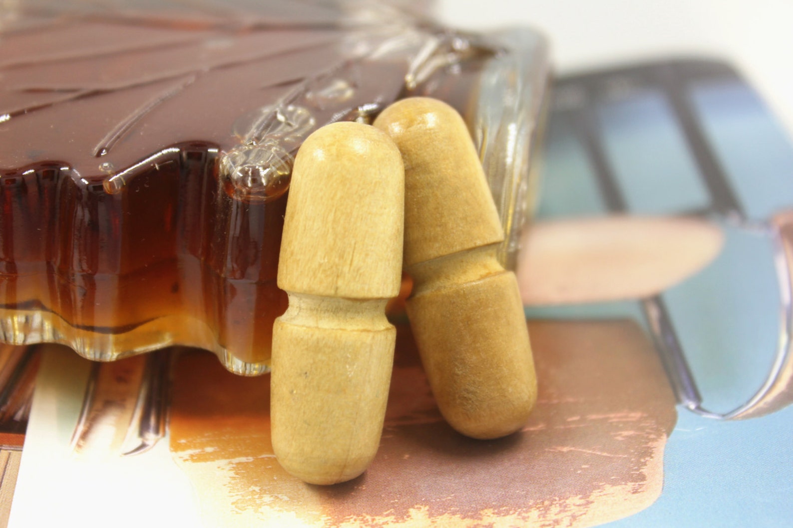 Wooden Buttons Groove Design Natural Wooden Toggles No Hole - Etsy