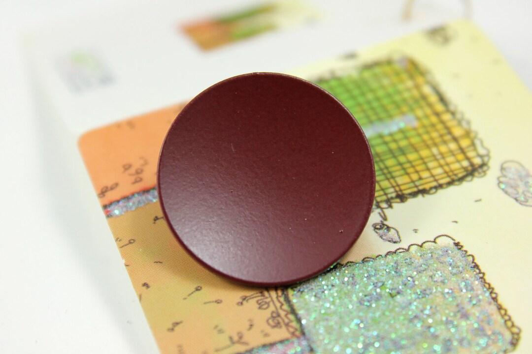 Metal Buttons - Oxide Red Metal Buttons , Shank , 0.79 Inch , 10 Pcs - Etsy