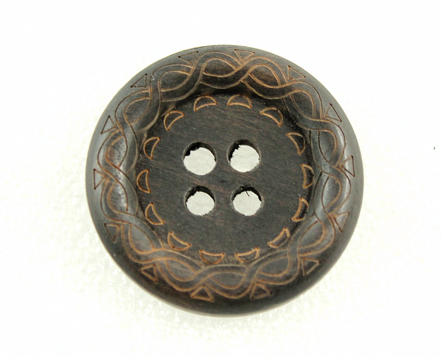 Wholesale Wood Buttons Beautiful Swirls Decorative Domed - Etsy