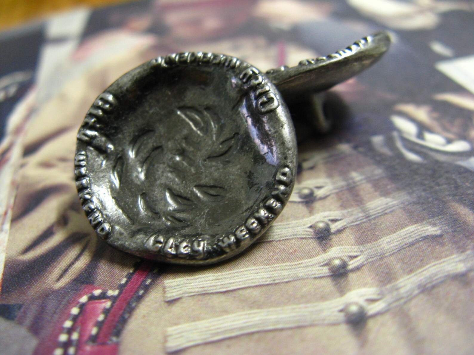 Metal Buttons Concave Disc Metal Buttons Gray Silver Color - Etsy