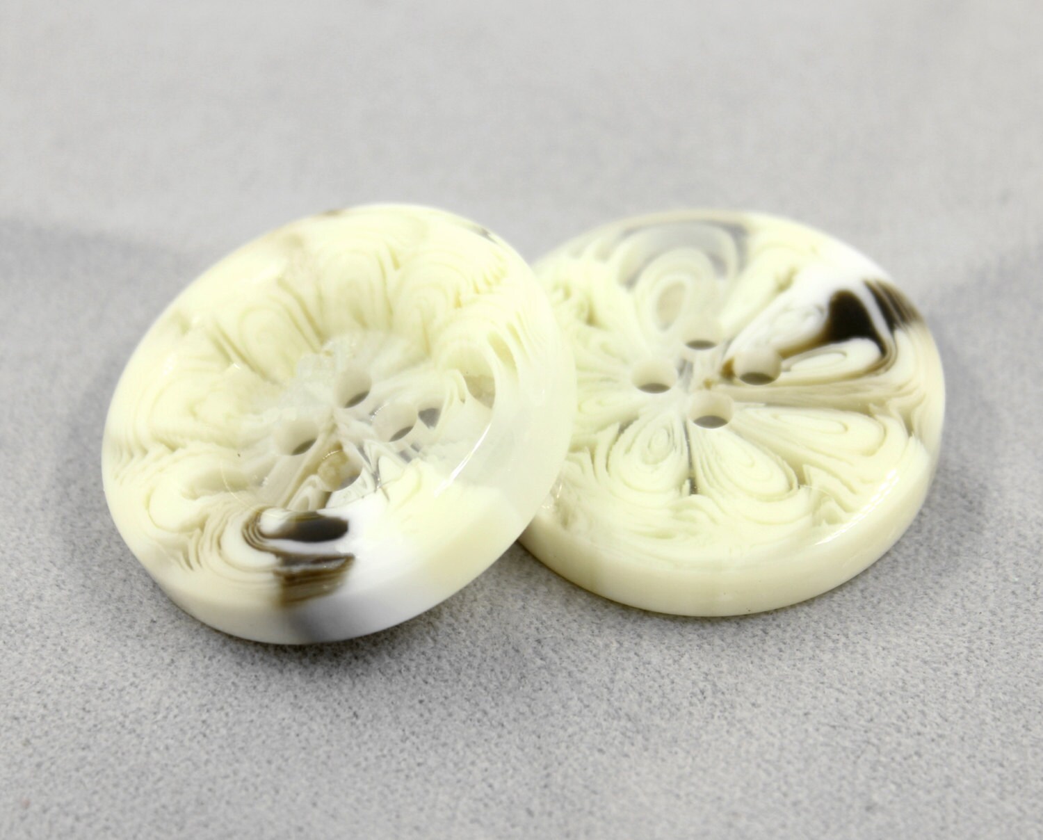 Resin Buttons Latte Art Pattern Translucent Resin Buttons. - Etsy
