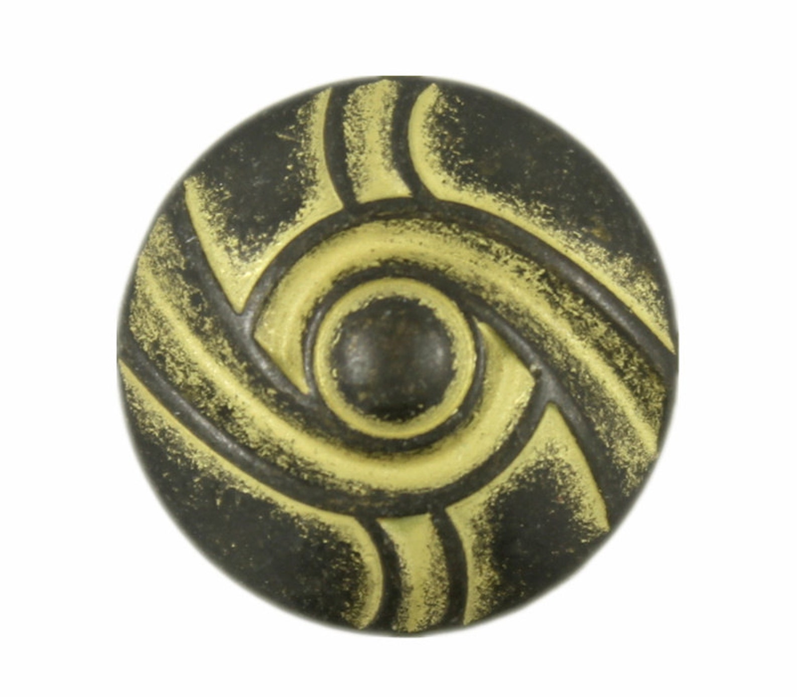 Metal Buttons Storm Eye Yellow Gunmetal Metal Shank Buttons - Etsy