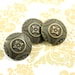 Metal Buttons - Carpet Patterns Metal Buttons , Antique Brass Color ...